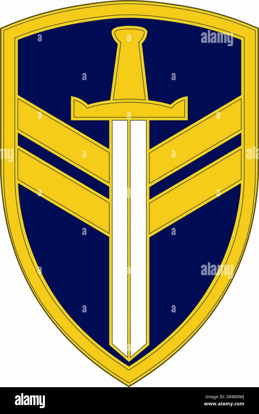 US Army - 2nd Support Command Combat Service Identification Badges ...