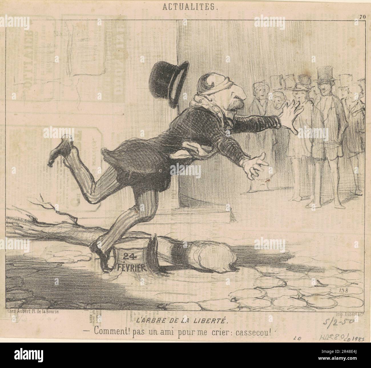 L'arbre de la liberté, 19th century.The Tree of Freedom Stock Photo - Alamy