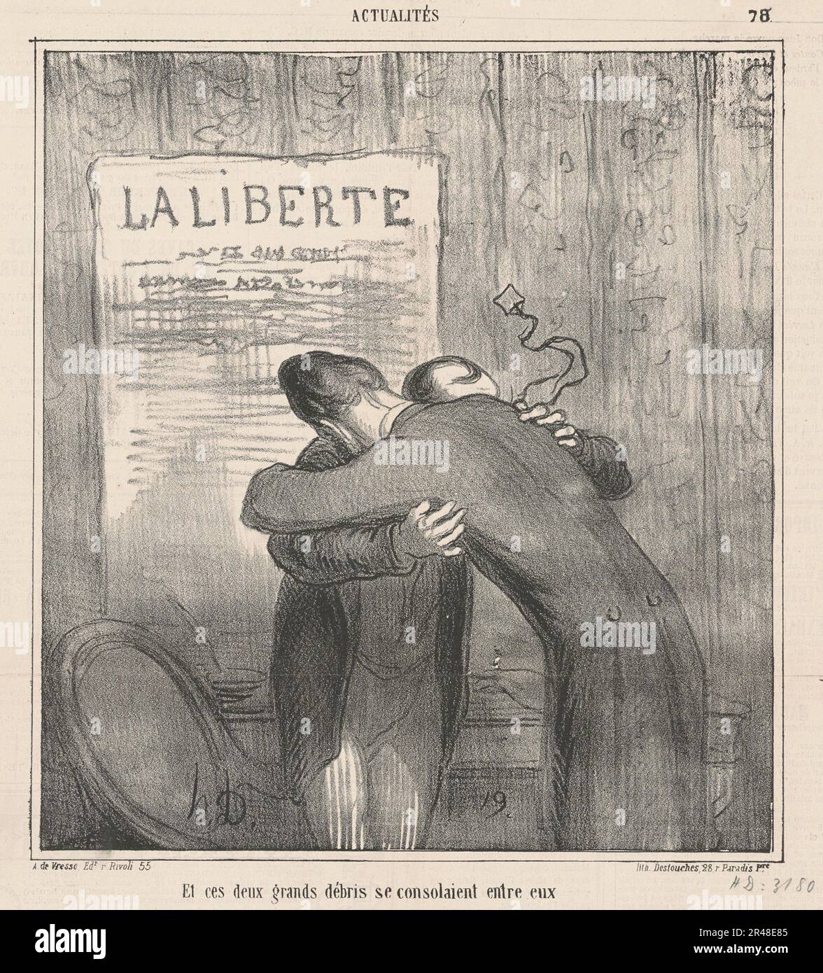 Et ces deux grands débris se consolaient, 19th century.And these two ...