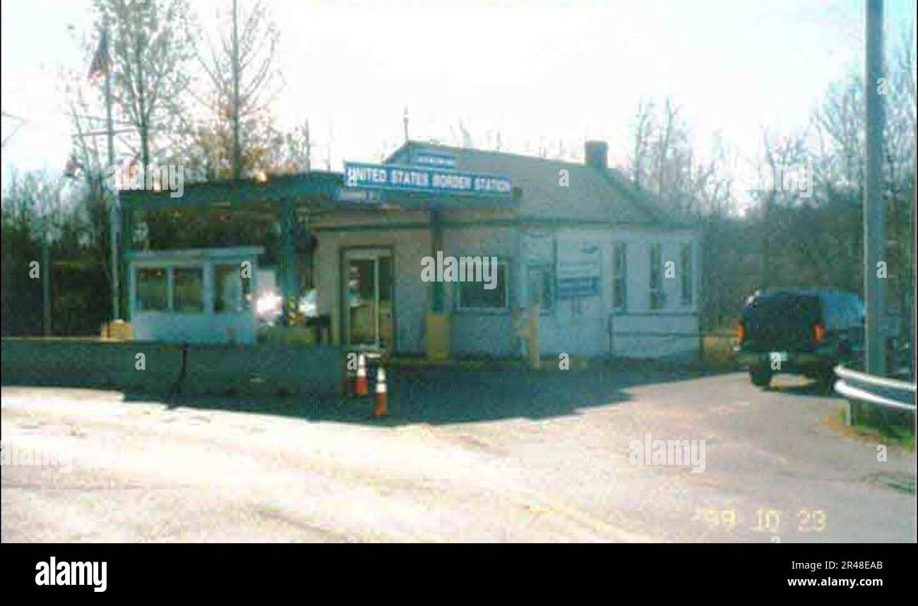 US Border station at Calais-Milltown Stock Photo - Alamy