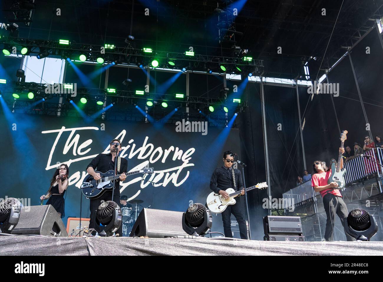 Miriam "Mimi" Peschet, left, Mikel Jollett, Steven Chen, and Adrian ...