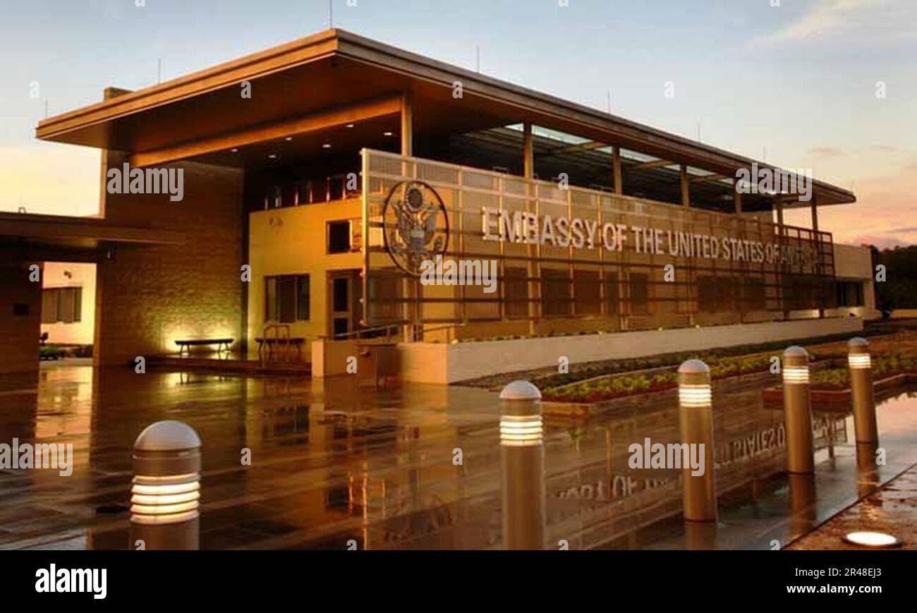 US Embassy Bandar Seri Begawan, Brunei Stock Photo - Alamy