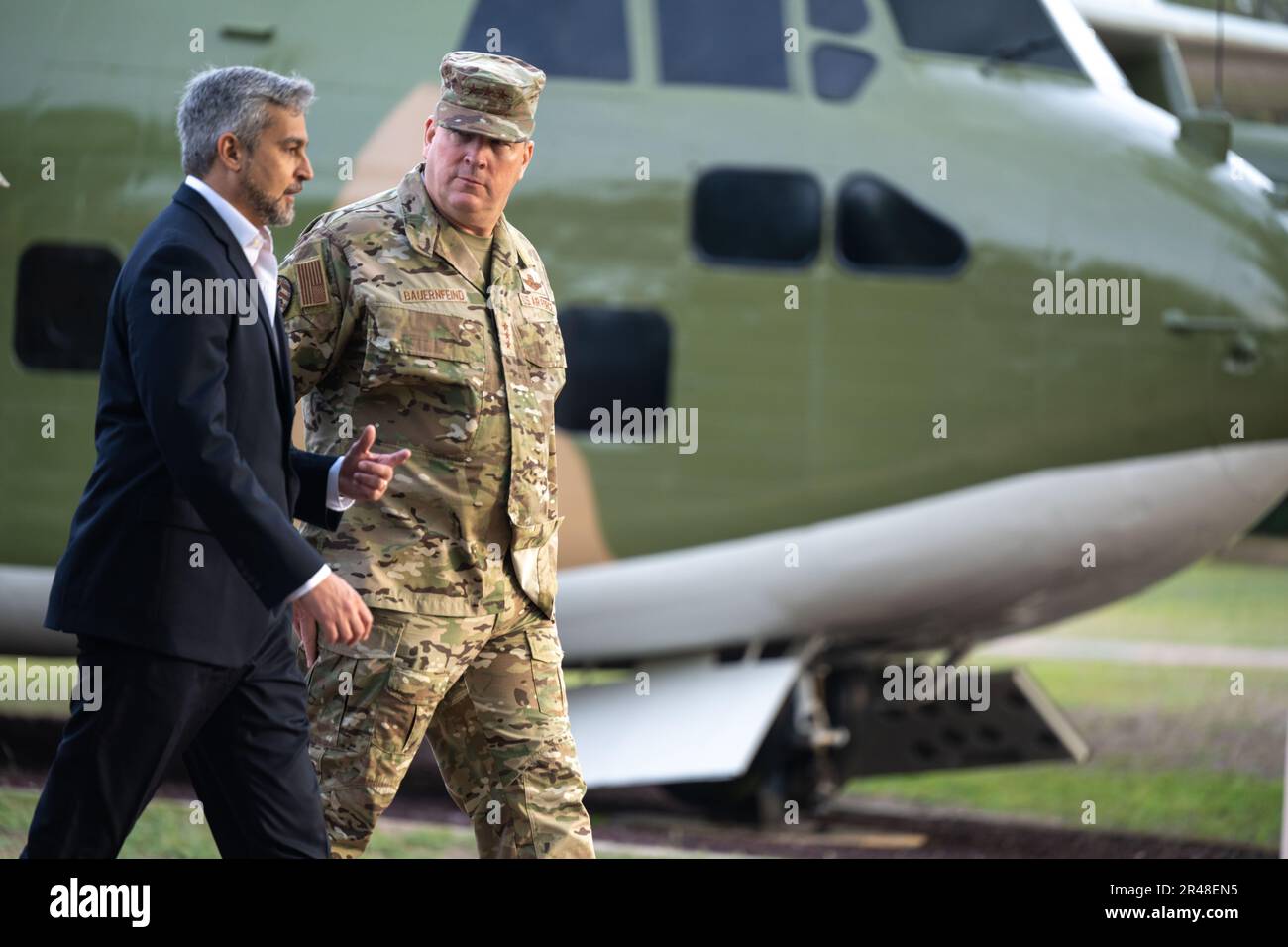 President Mario Abdo Benítez of the Republic of Paraguay tours the ...