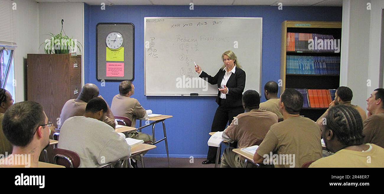 US federal prison education Stock Photo - Alamy