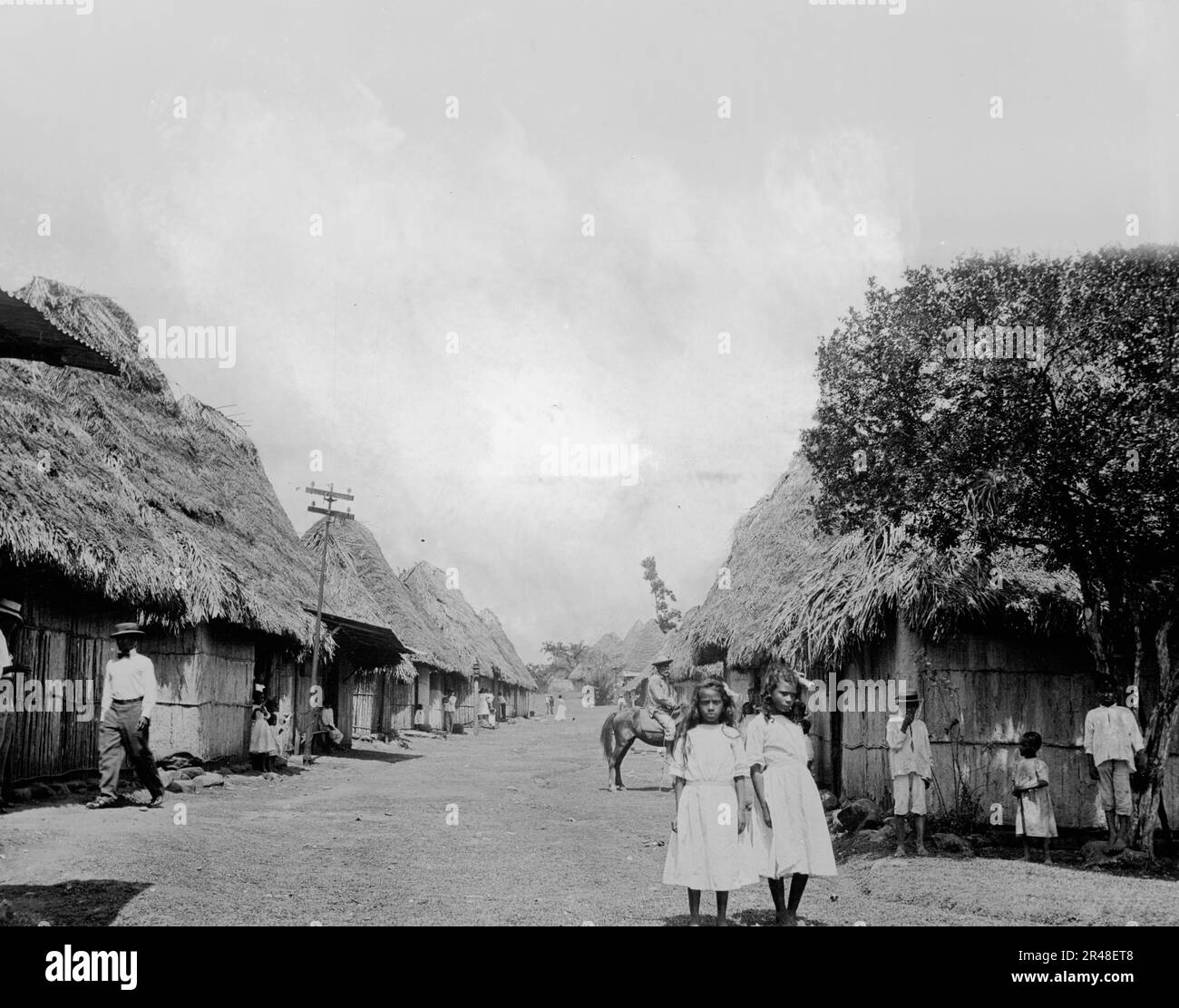 Arrajan [sic], Panama, native street scene, c.between 1910 and 1920 ...