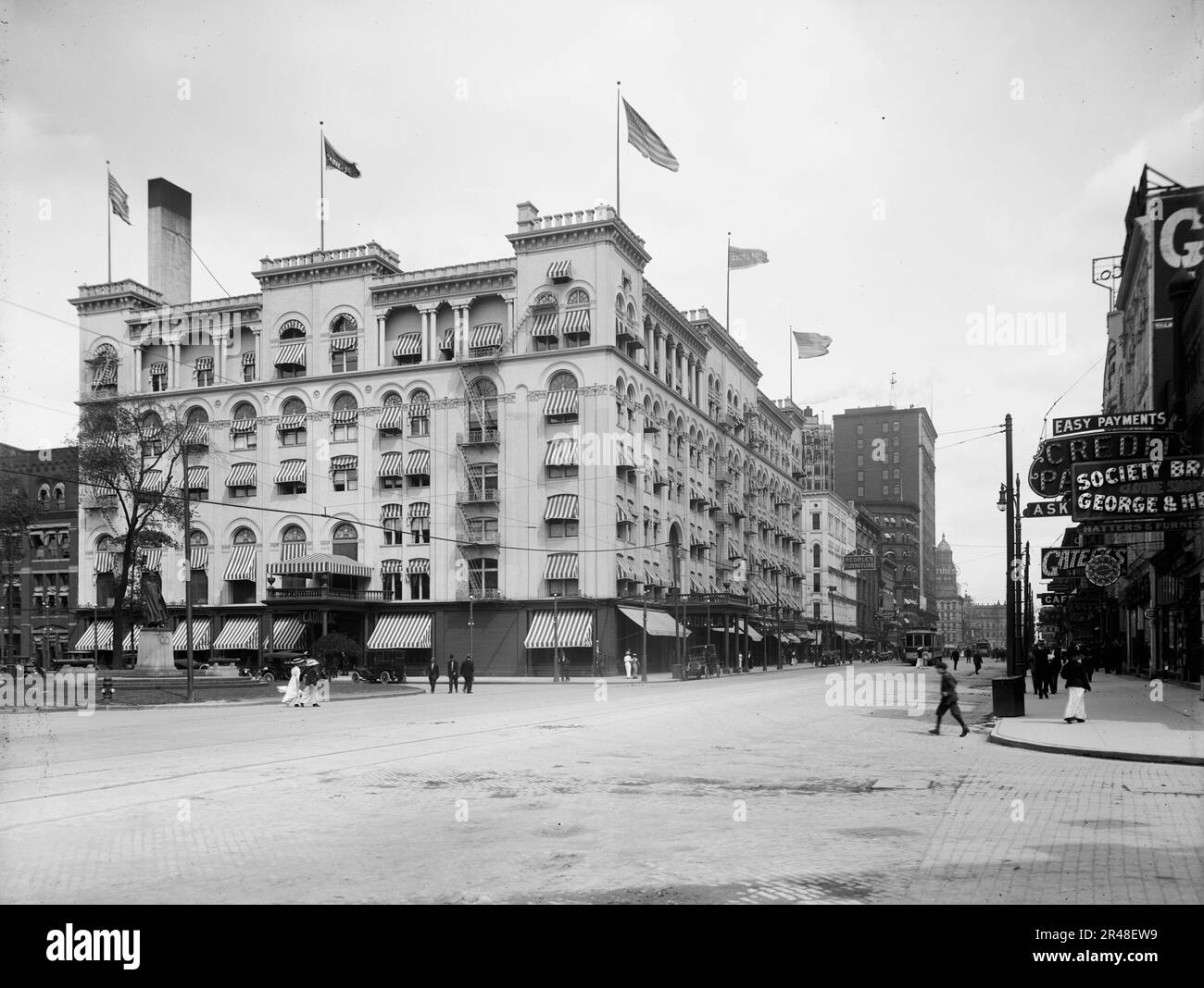 Hotel Cadillac, Detroit, Mich., between 1900 and 1915 Stock Photo - Alamy