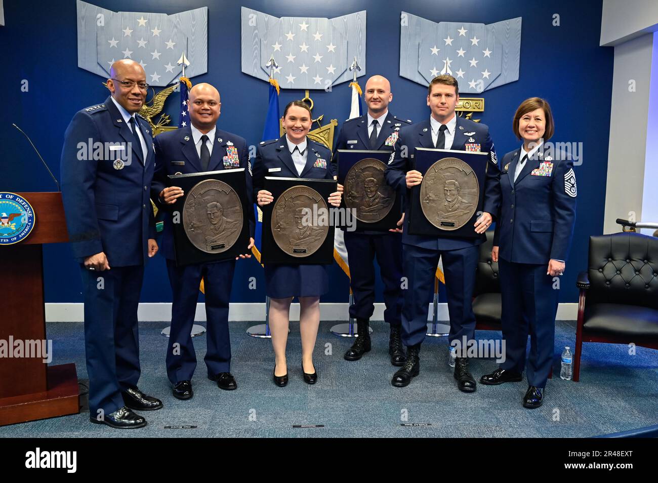 Air Force Chief of Staff Gen. CQ Brown, Jr. and Chief Master Sgt. of ...