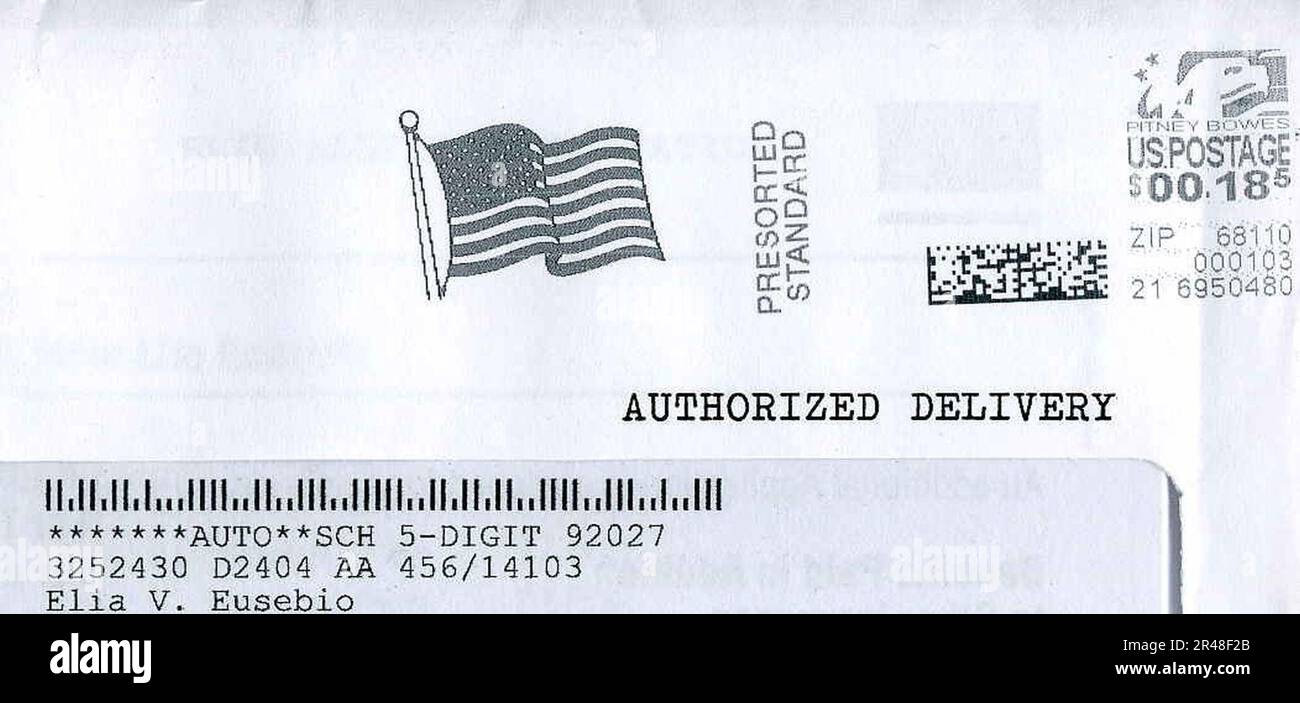 Franking us hi-res stock photography and images - Alamy