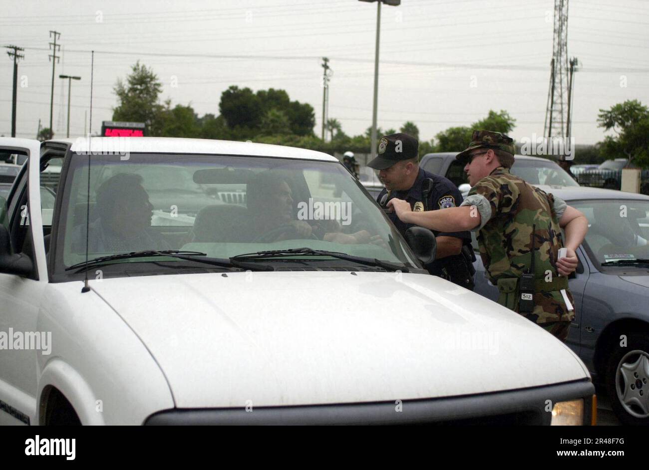 US Marine Corps (USMC) Military Police and Federal Security Police ...