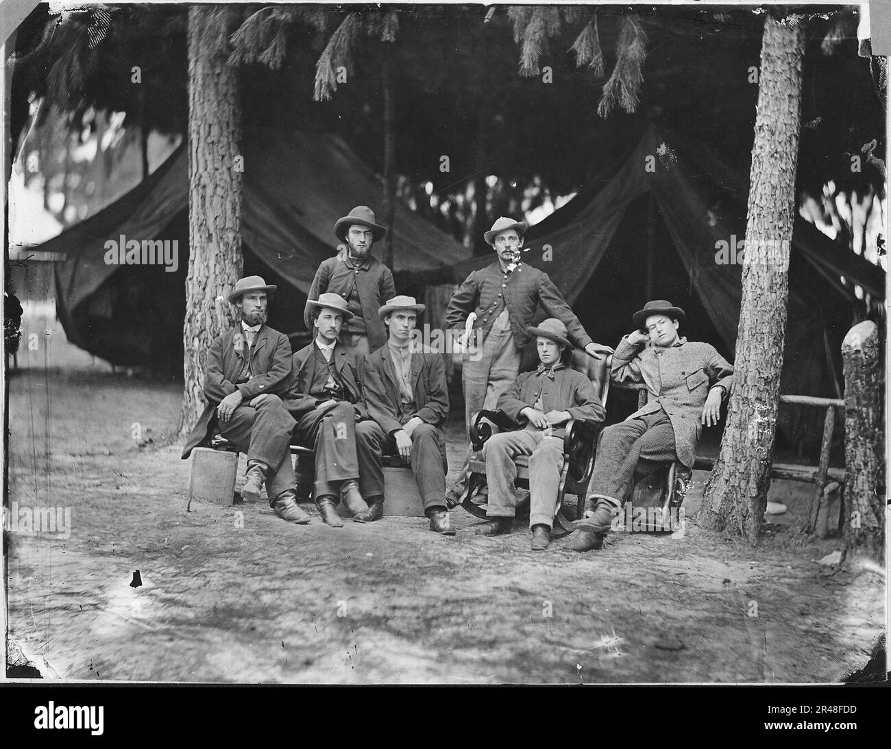 US Military Operators, in front of Petersburg, VA. Aug. 1864 Stock ...