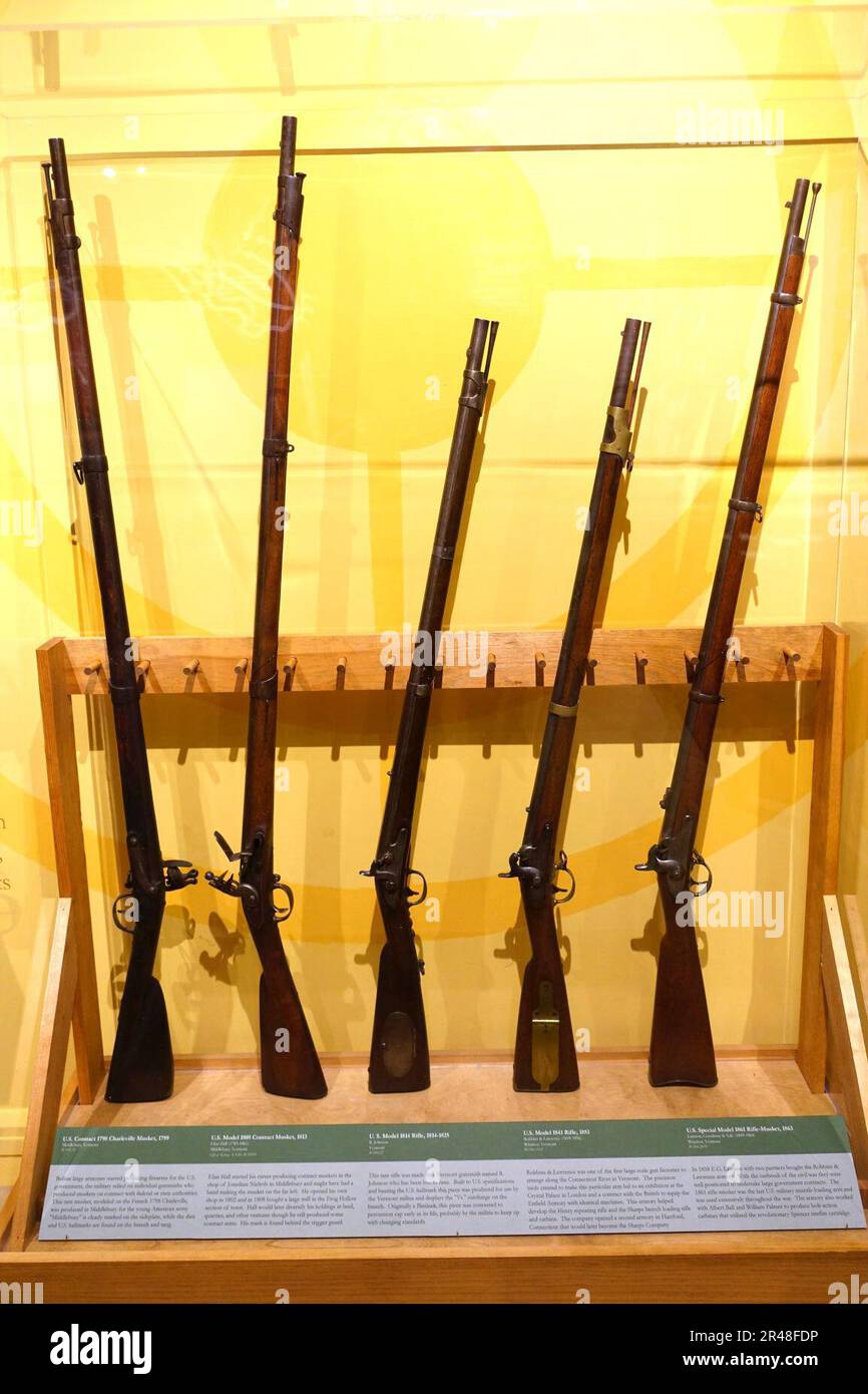 US Model muskets and rifles Stock Photo - Alamy