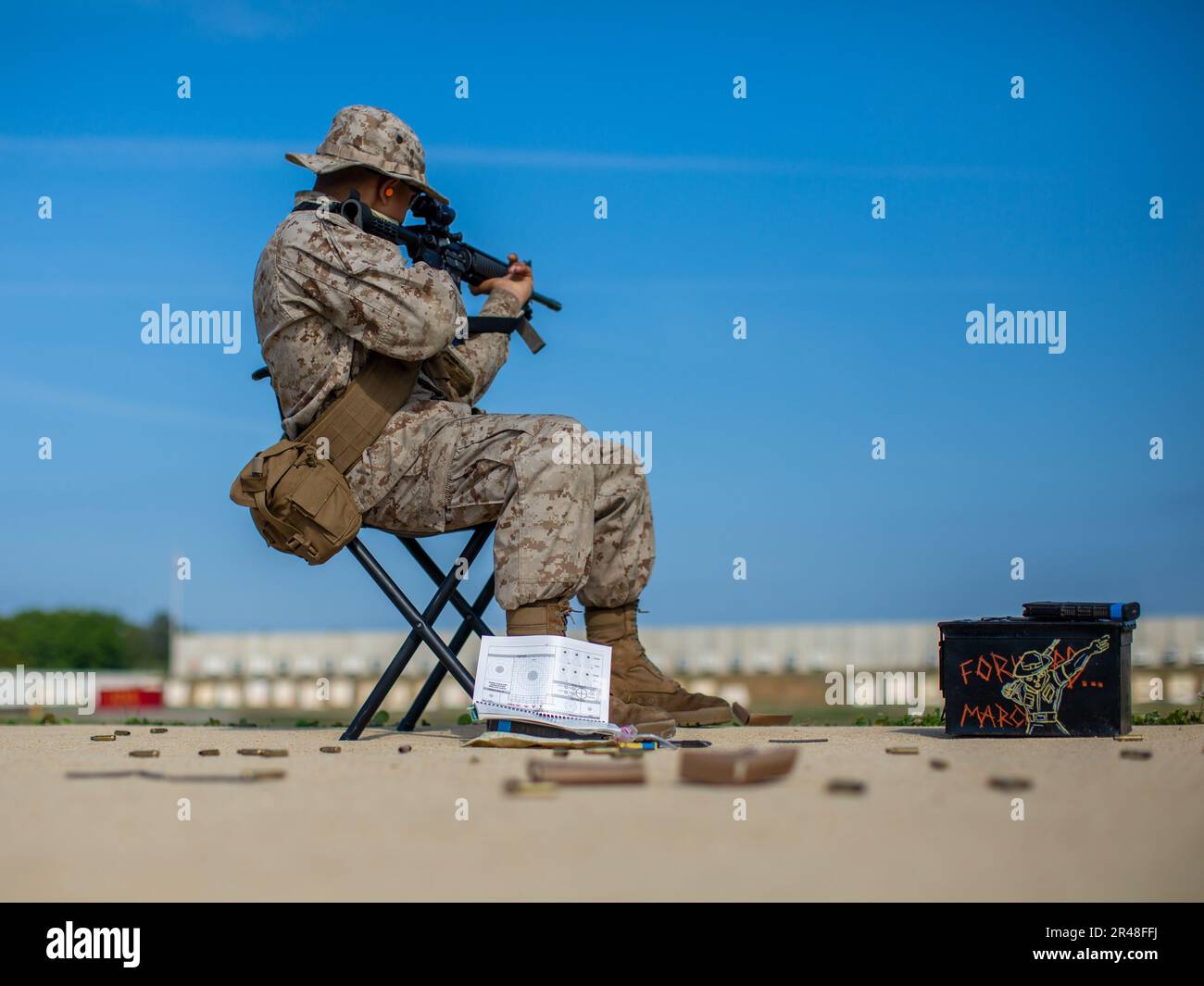 U.S. Marine Corps recruits with Oscar Company, 4th Recruit Training ...