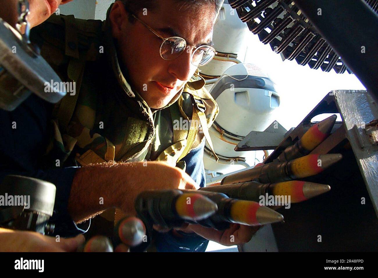 US Navy Arming shipboard Close-In Weapon System (CIWS Stock Photo - Alamy