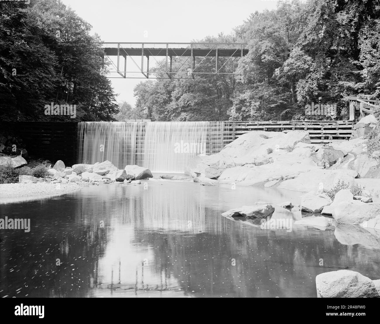 Westminster High Bridge, Bellows Falls, Vt., c1907 Stock Photo - Alamy