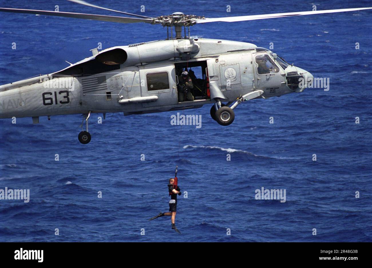 US Navy A SH-60F Seahawk assigned to the ''Golden Falcons'' of ...