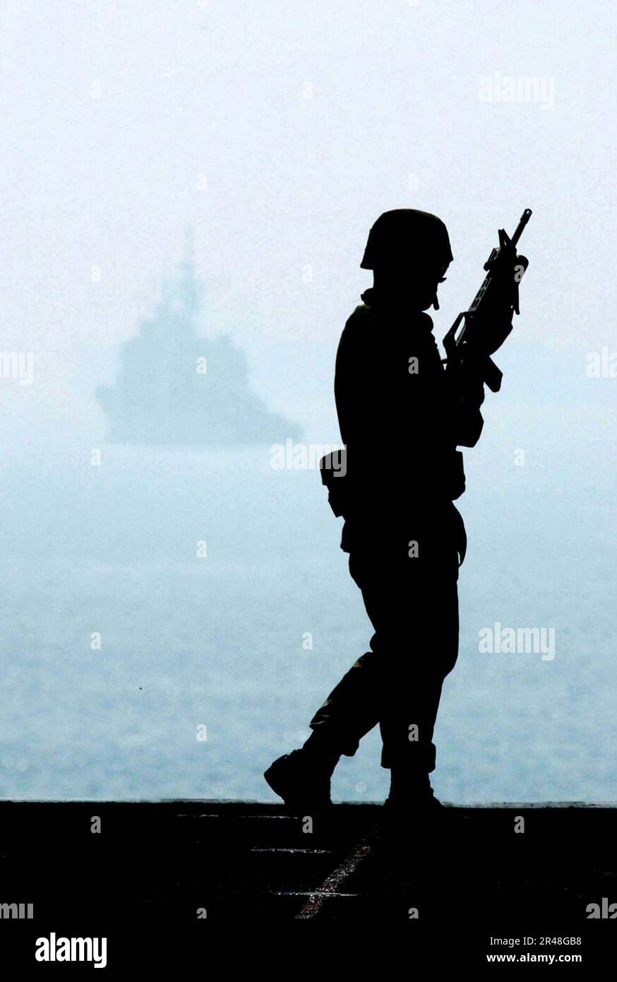 US Navy Security Watch on board Theodore Roosevelt Stock Photo - Alamy