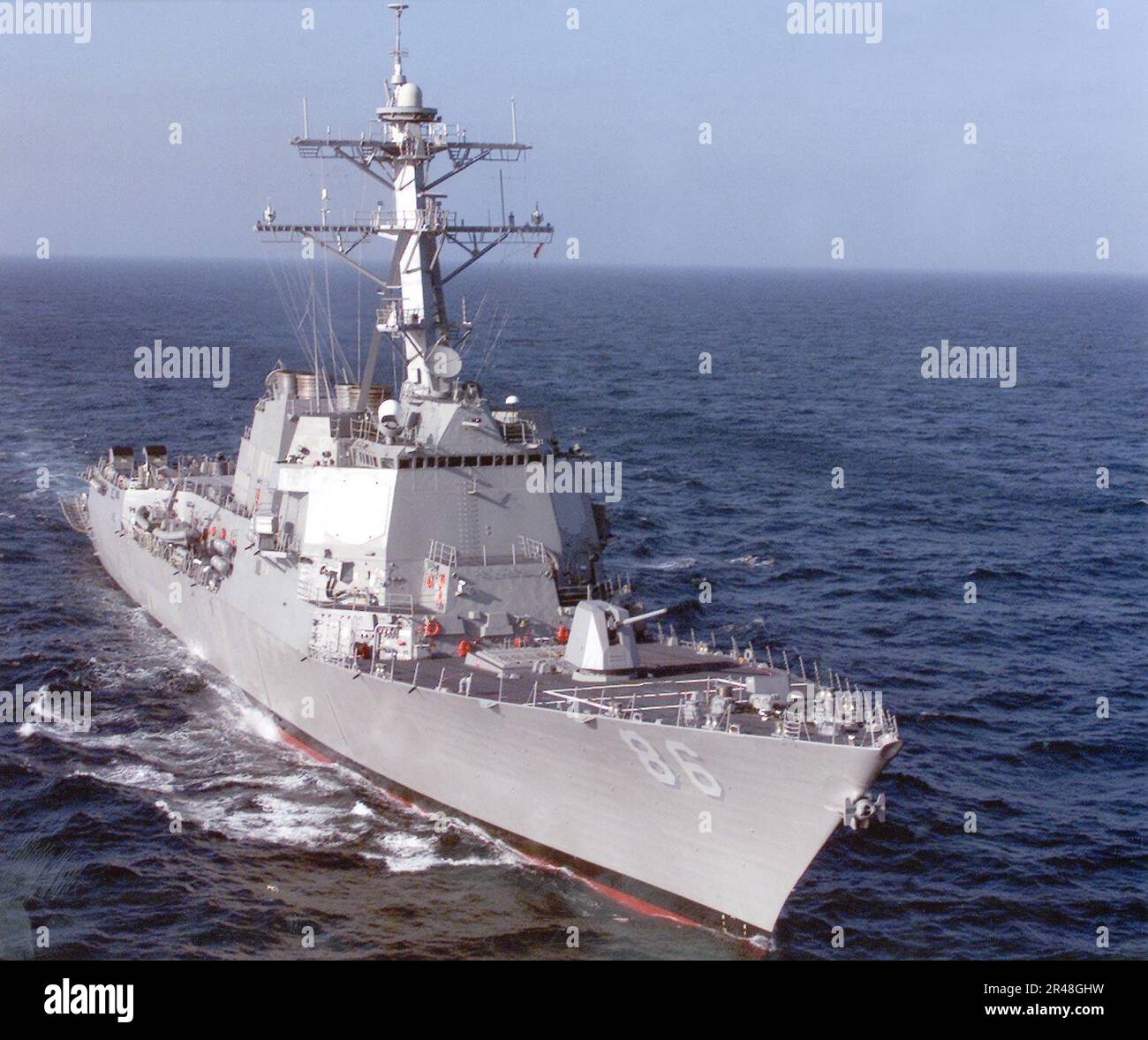 US Navy The Arleigh Burke (Flight III) class guided missile Destroyer ...