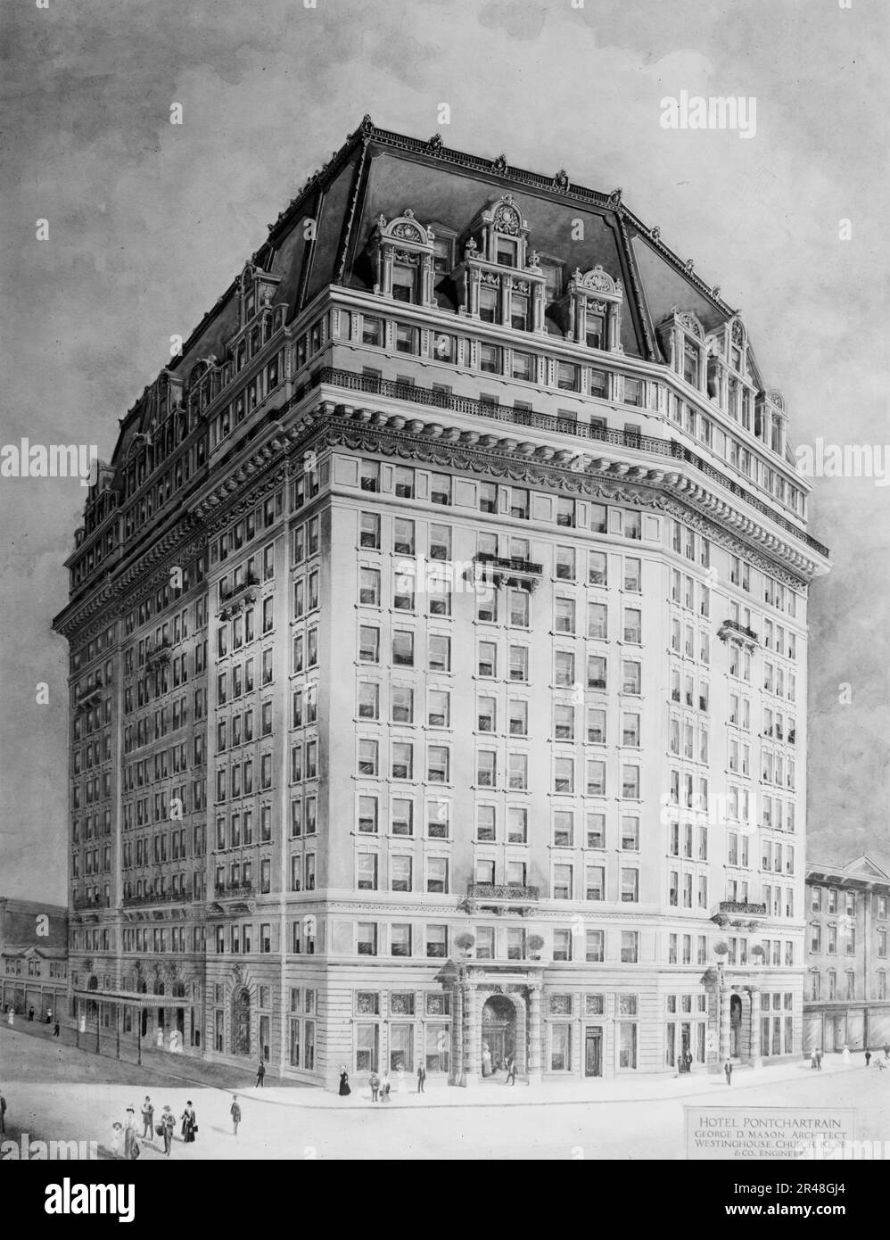 8 storey hotel Black and White Stock Photos & Images - Alamy