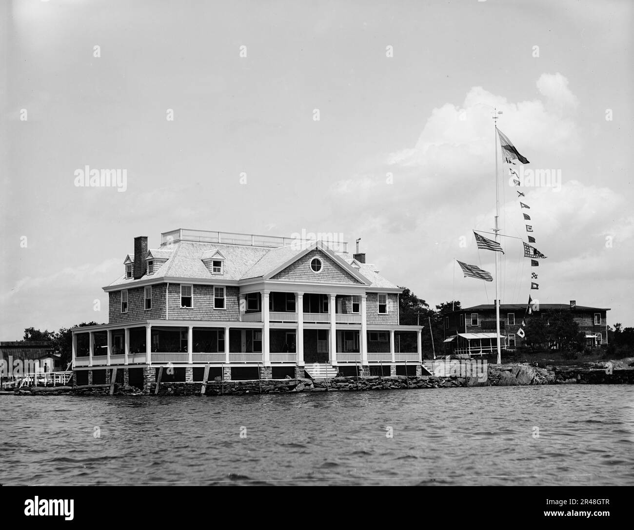 Indian harbor yacht club Black and White Stock Photos & Images - Alamy