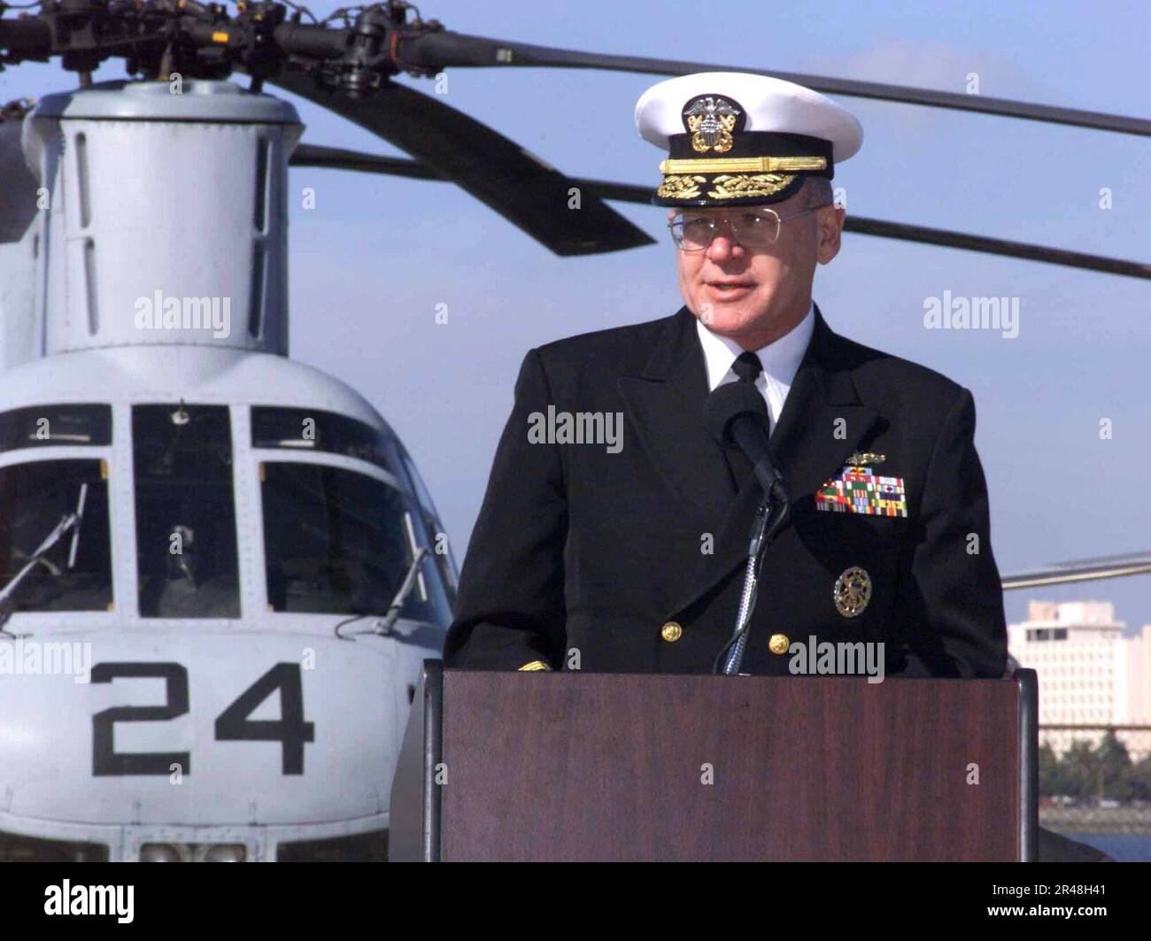 US Navy MH-60S Introduction Ceremony w-CNO Stock Photo - Alamy