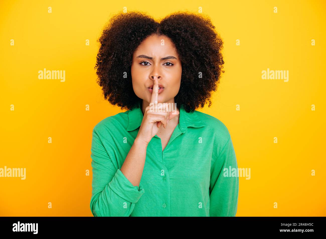Brazilian woman finger on hi-res stock photography and images - Alamy