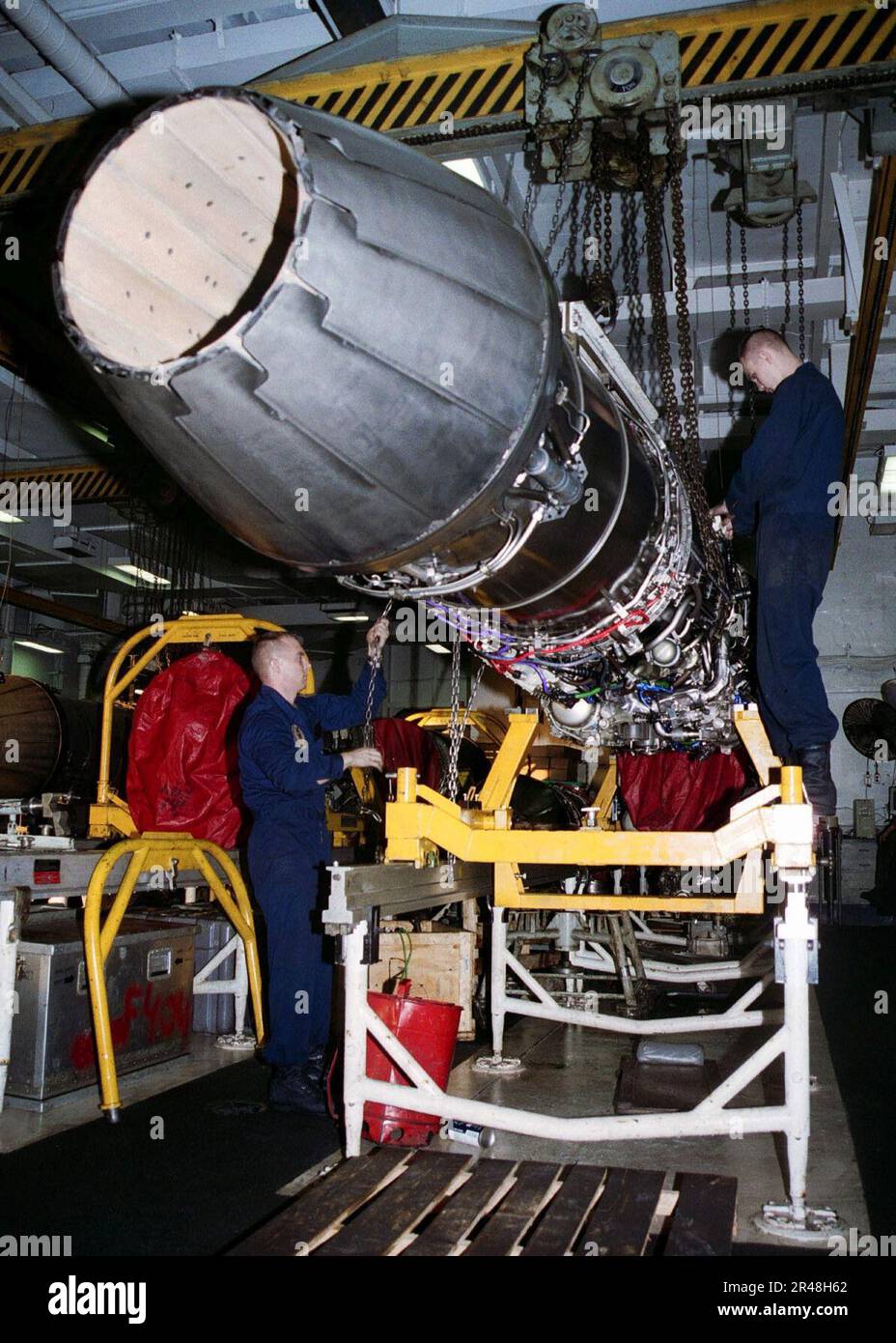 US Navy F-A-18 Jet Engine Stock Photo - Alamy