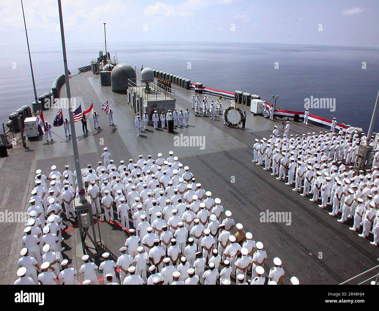 US Navy Battle of Java Sea remembrance LCC 19 Stock Photo - Alamy