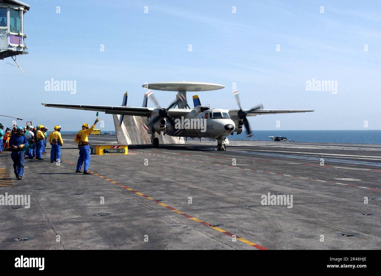 US Navy Charles De Gaulle - E-2C Launch Stock Photo - Alamy