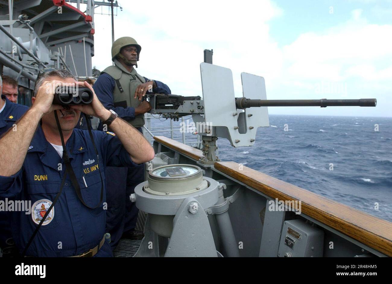 US Navy .50 Caliber Machine Gun Training Stock Photo - Alamy