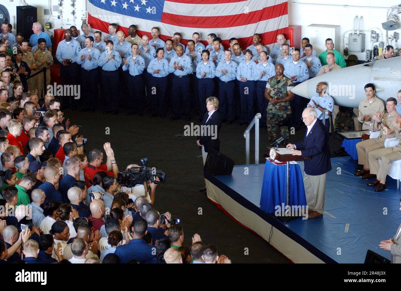 US Navy USS Stennis - VP visit Stock Photo - Alamy