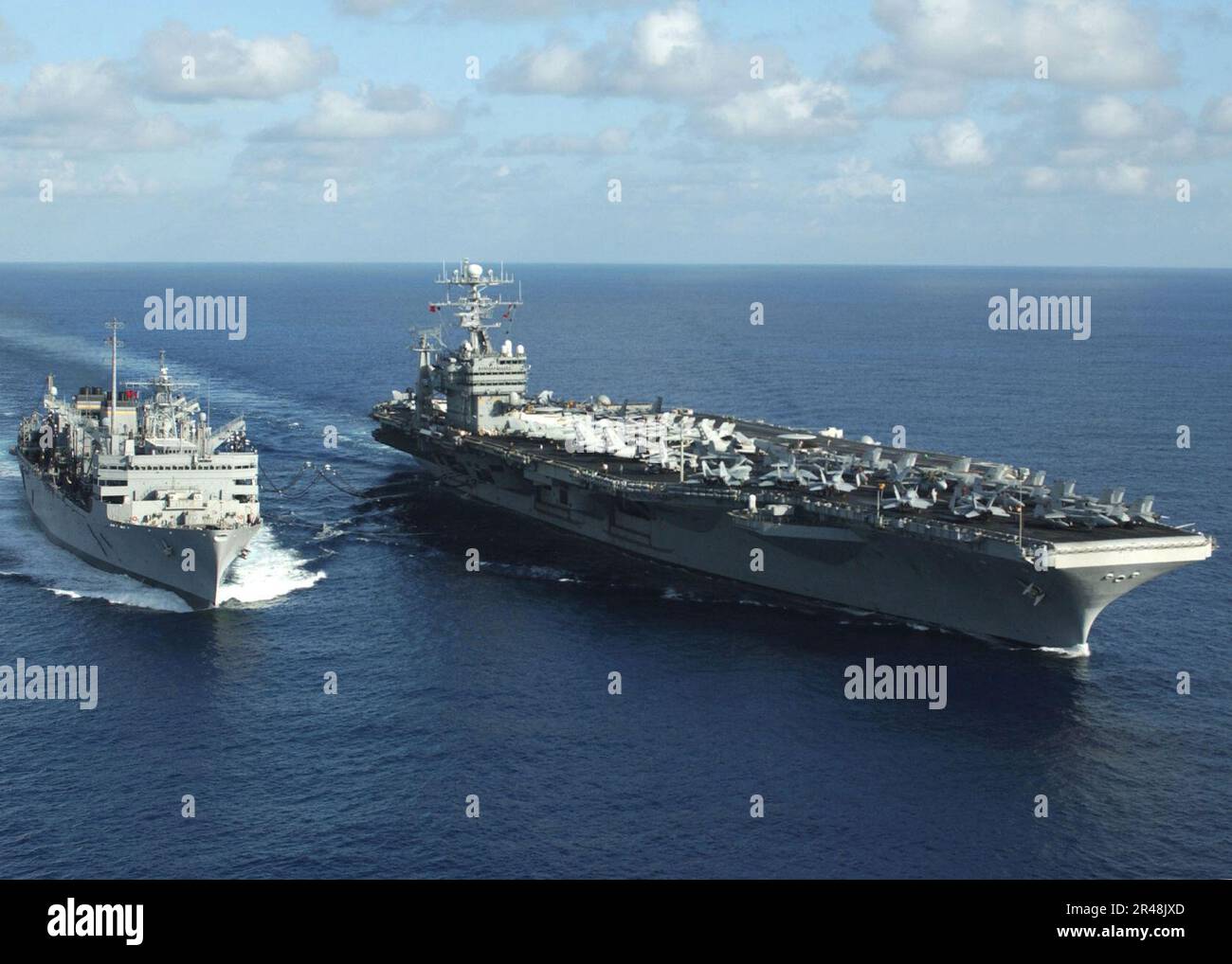 US Navy USS Supply and USS George Washington Stock Photo - Alamy