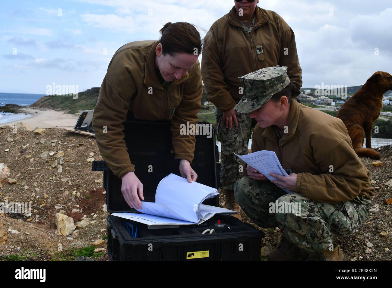 TANGIER, Morocco (Mar. 3, 2023) Lt. j.g. Laura Burnett from Denver ...