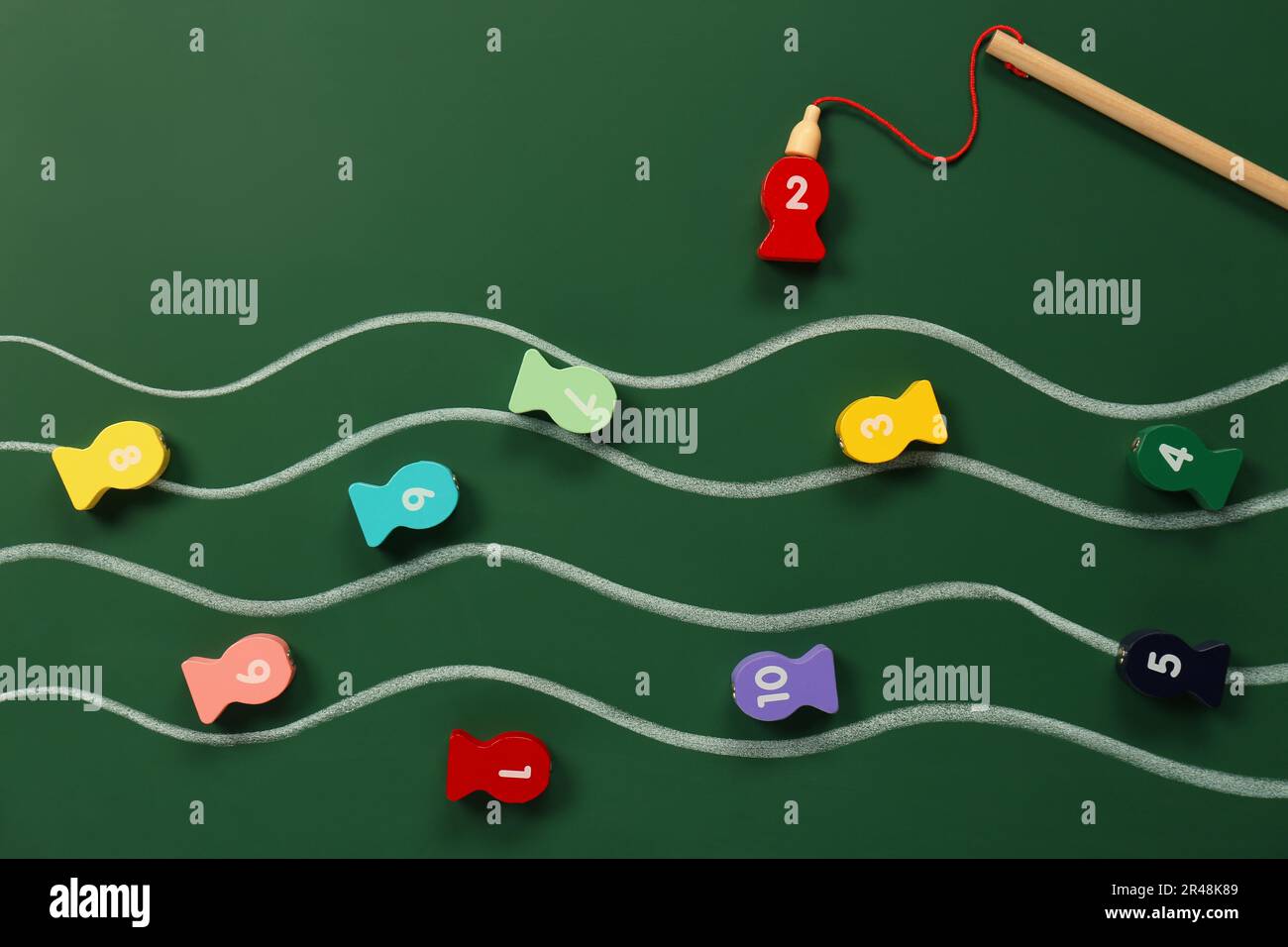 Green chalkboard maths hi-res stock photography and images - Alamy