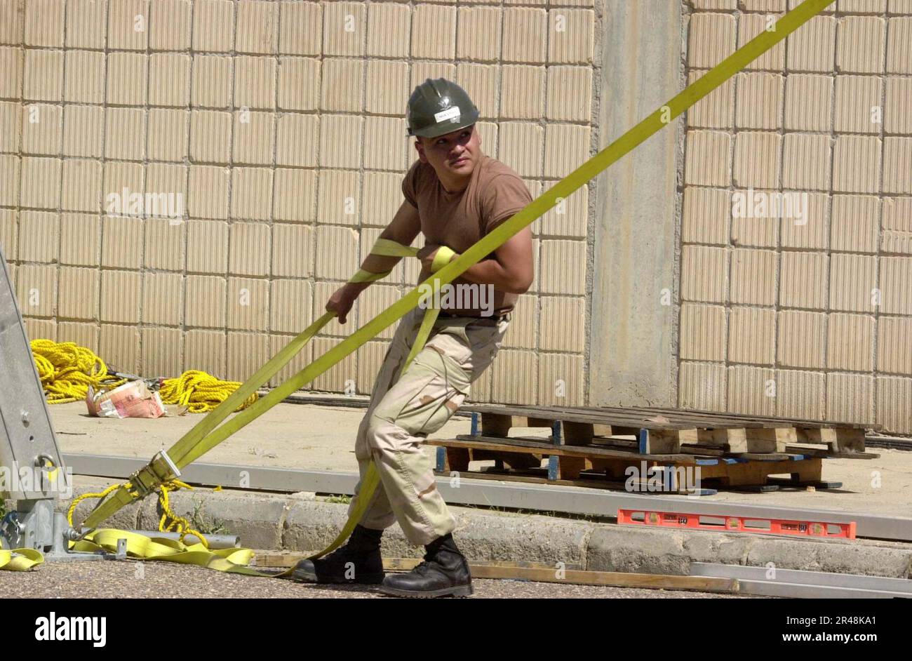 US Navy Forward deployed area - NMCB-40 Stock Photo - Alamy