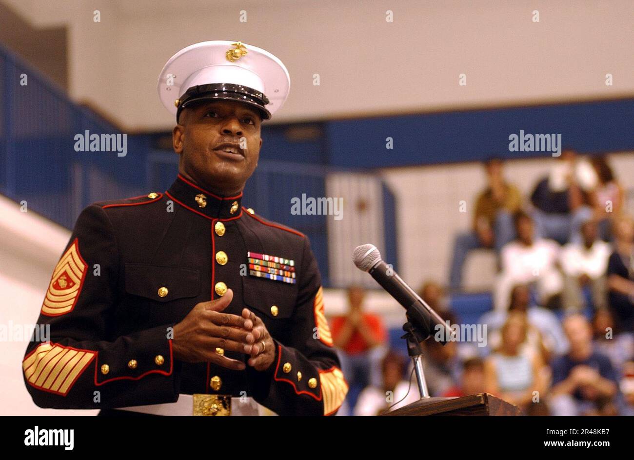 US Navy Sgt. Major of the Marine Corps Stock Photo - Alamy
