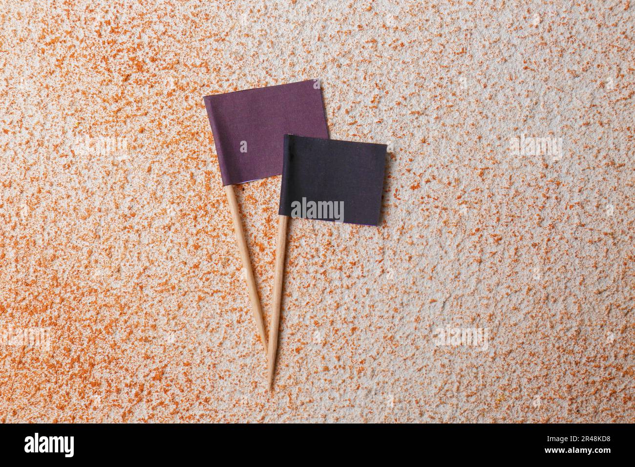 Black paper flags hi-res stock photography and images - Alamy