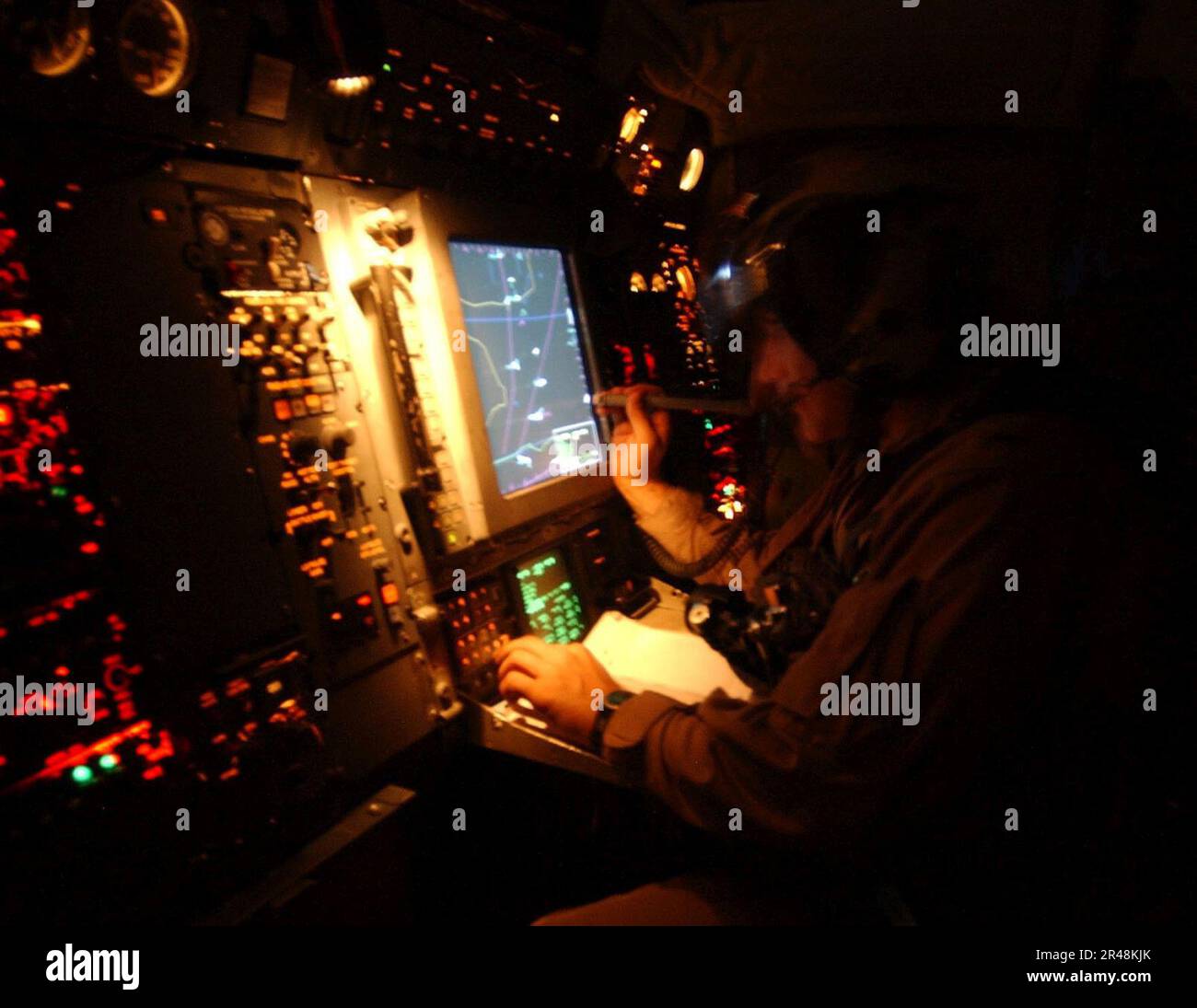 US Navy E-2C - combat mission Stock Photo - Alamy