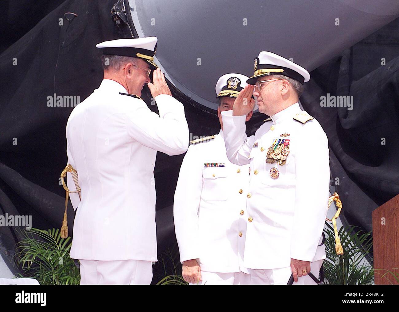 US Navy CINCPACFLT Change of Command Stock Photo - Alamy