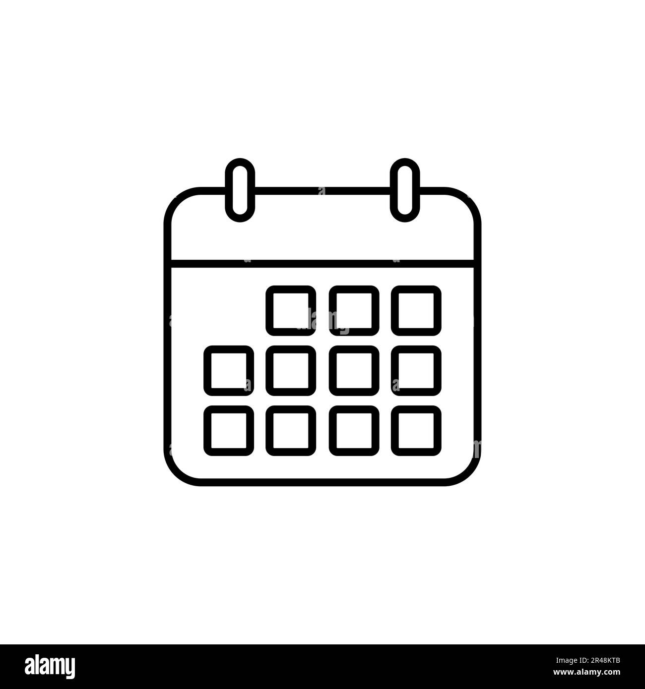 Calendar icon vector. Calender symbol. calendar vector icon Stock ...