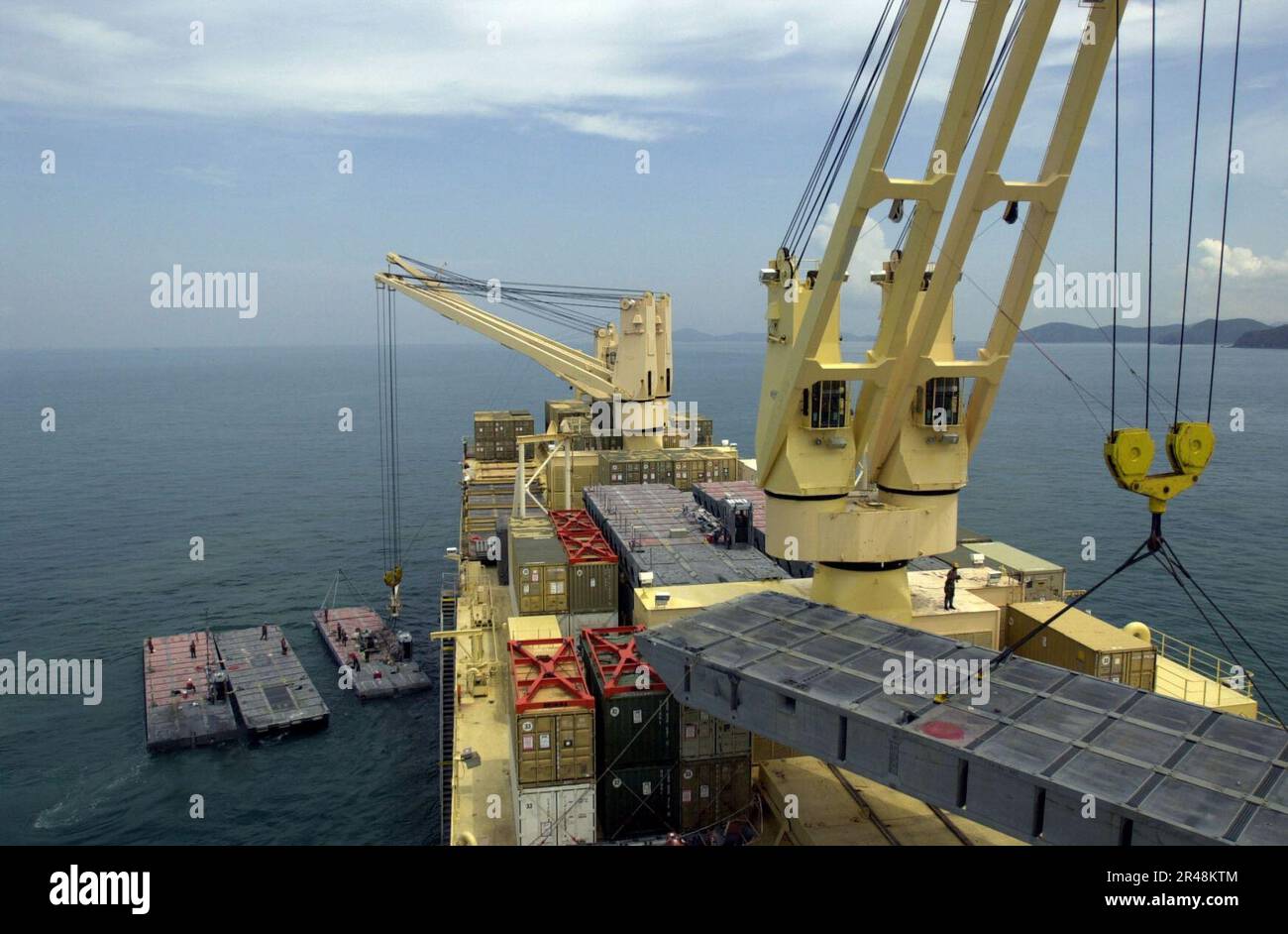 US Navy Thailand - cargo offload Stock Photo - Alamy