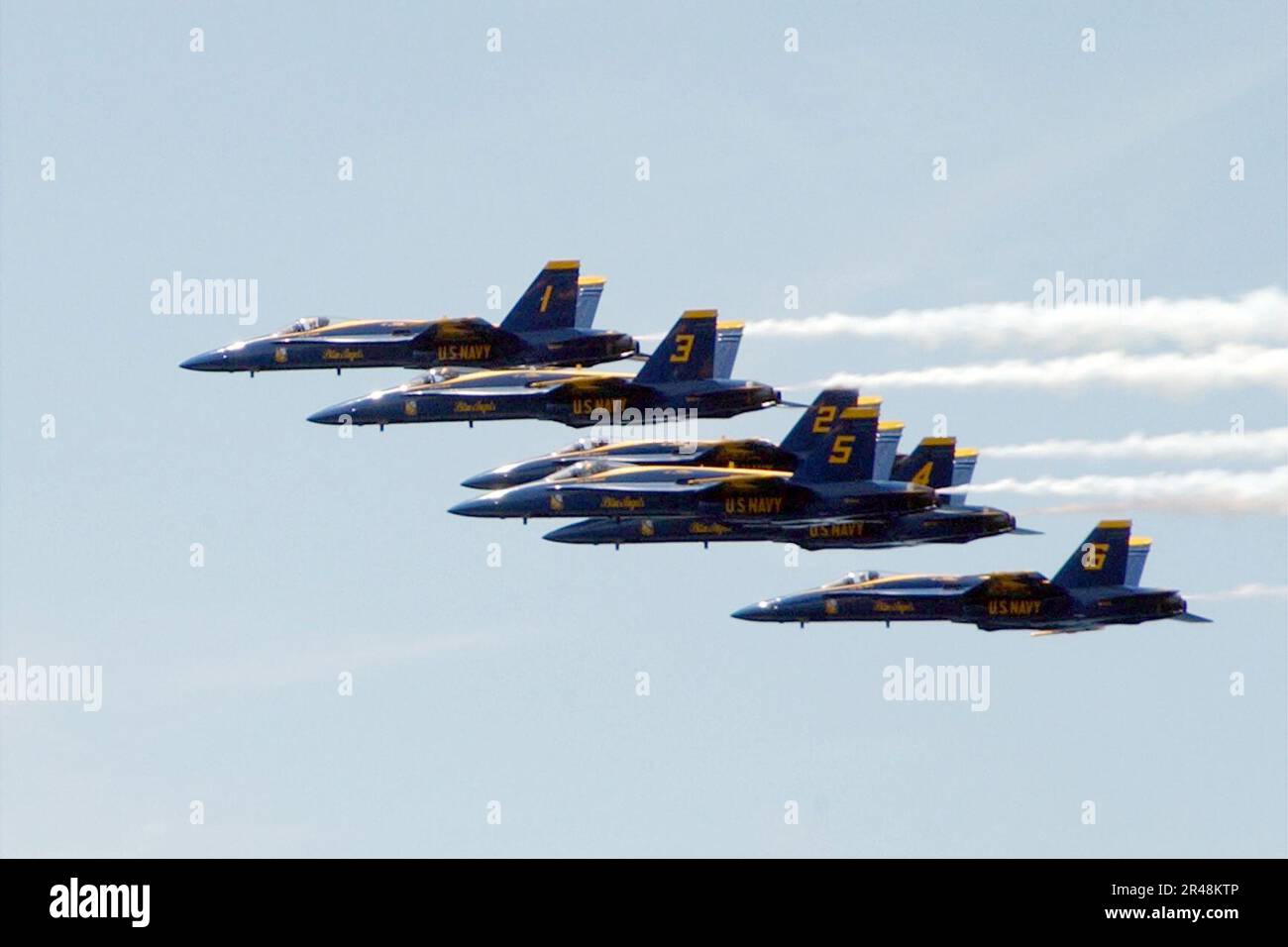 US Navy Blue Angels - fly-by at Fleet Week Stock Photo - Alamy