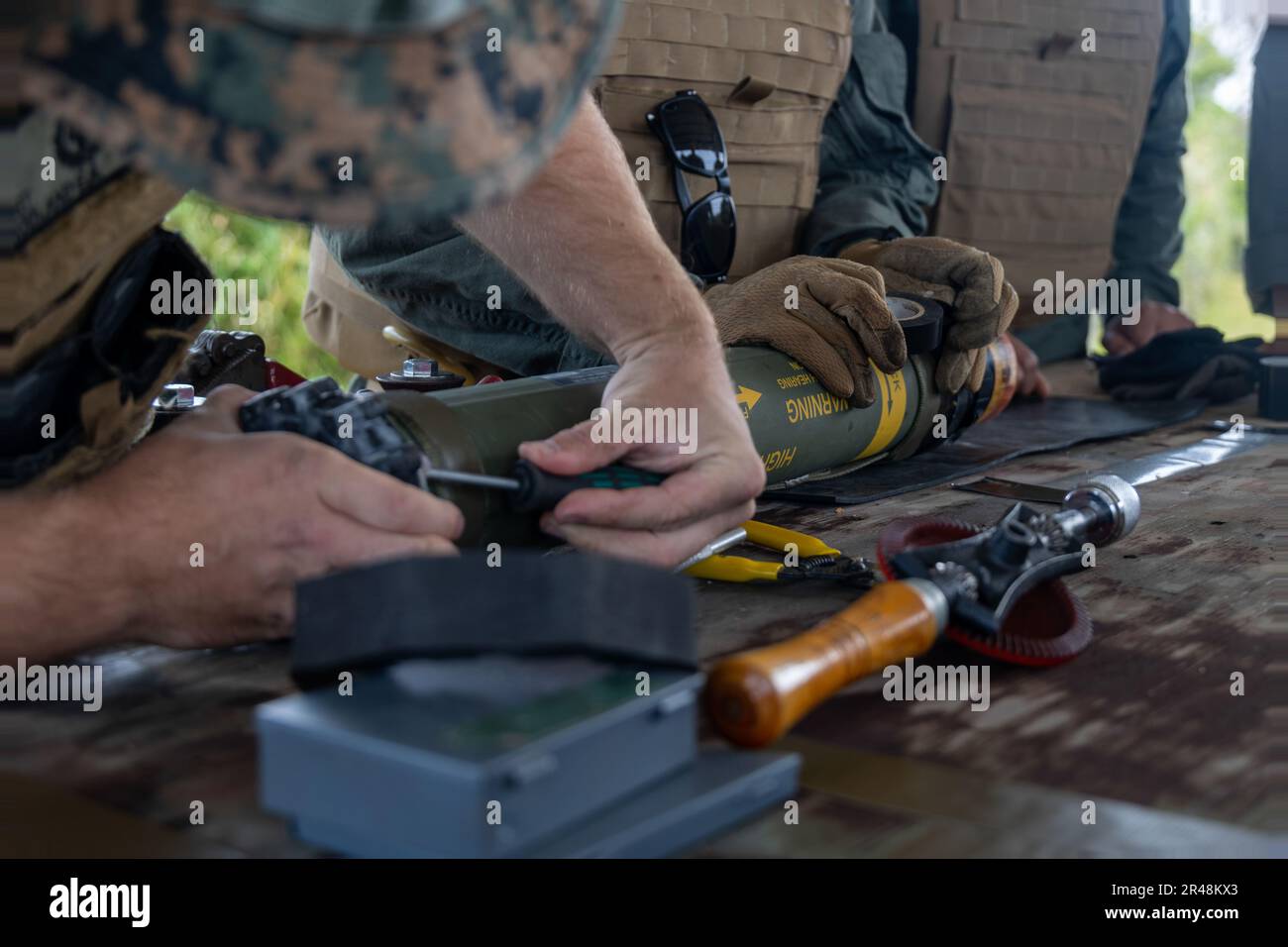 U.S. Marines with Combat Logistics Battalion 31, 31st Marine ...