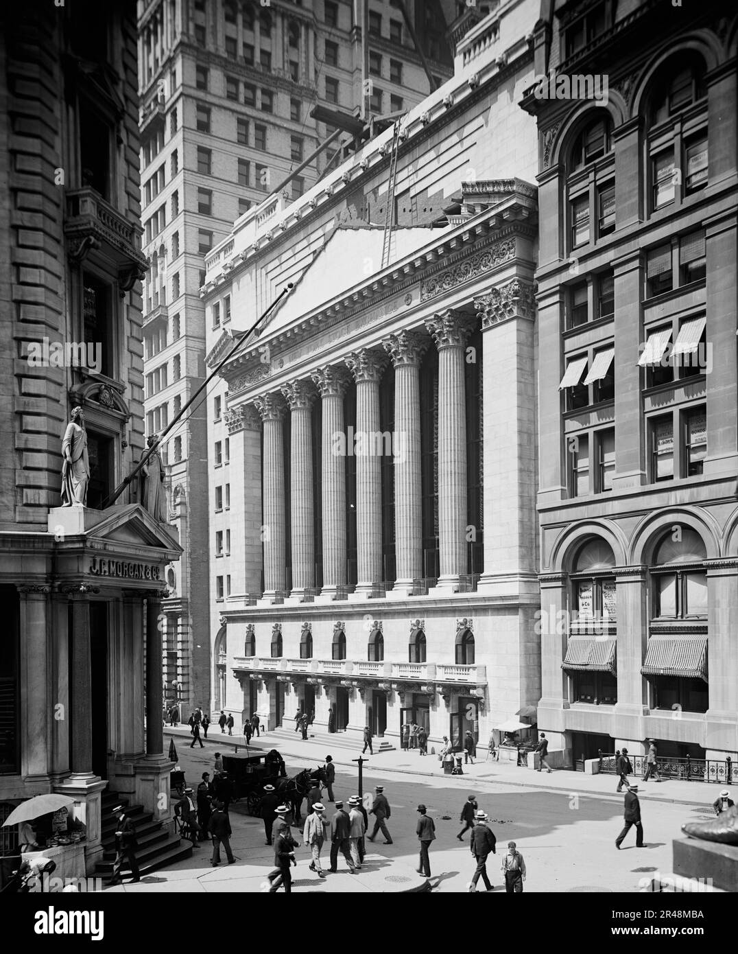 New York Stock Exchange, between 1900 and 1905 Stock Photo - Alamy