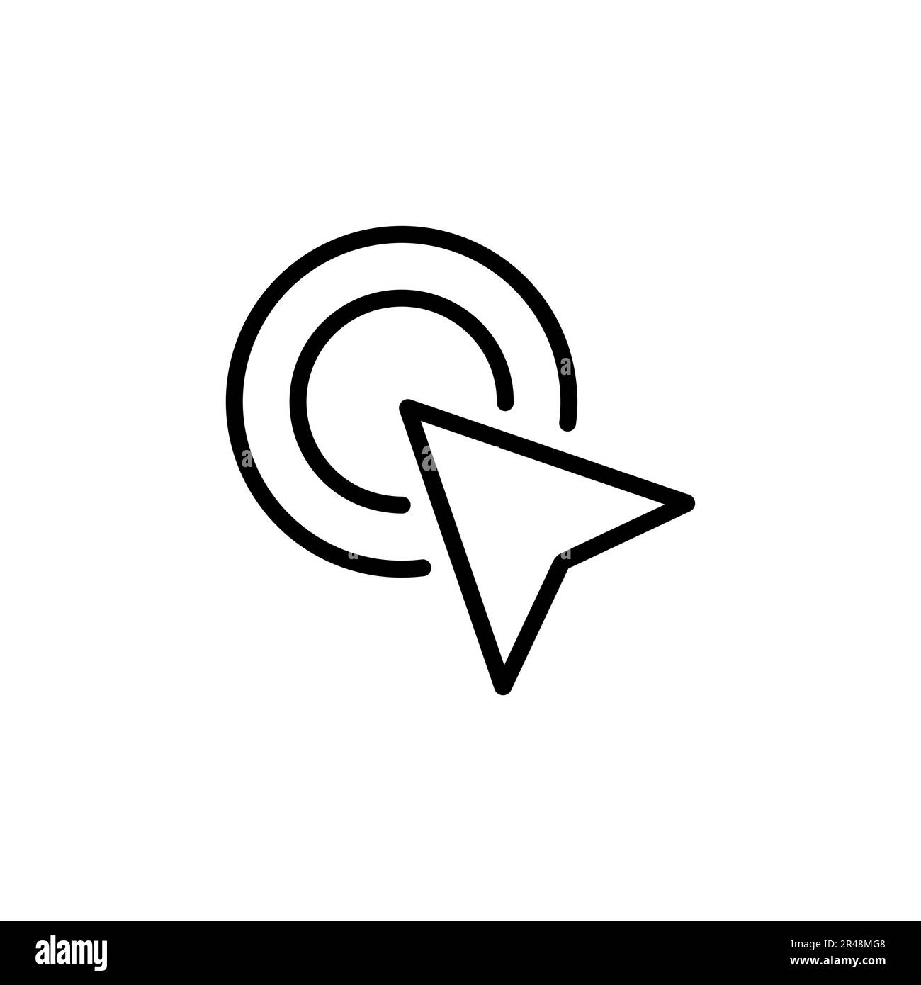 Click icon vector. pointer arrow icon. cursor icon vector Stock Vector Image & Art - Alamy