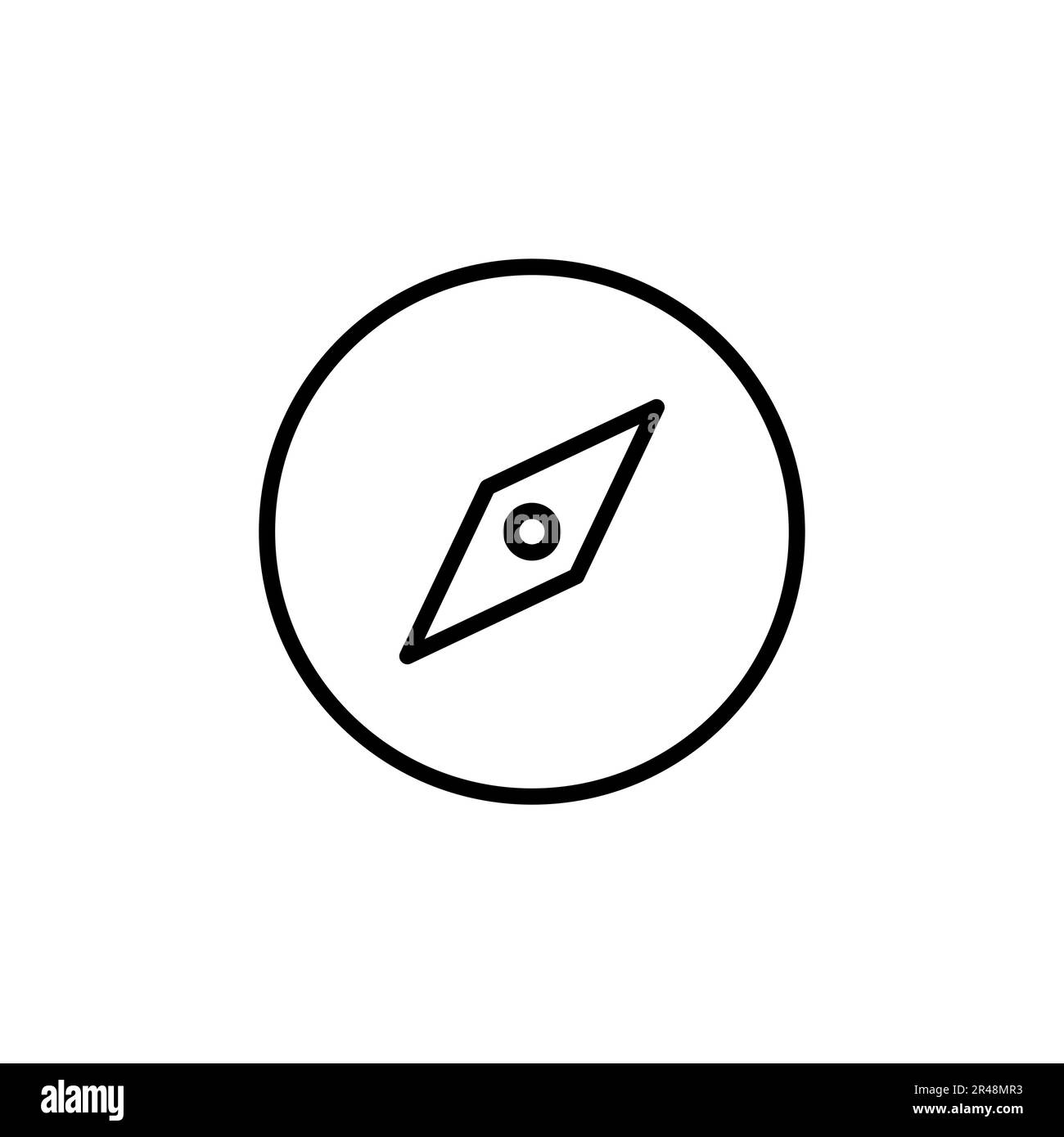 Compass icon vector. arrow compass icon vector Stock Vector Image & Art ...