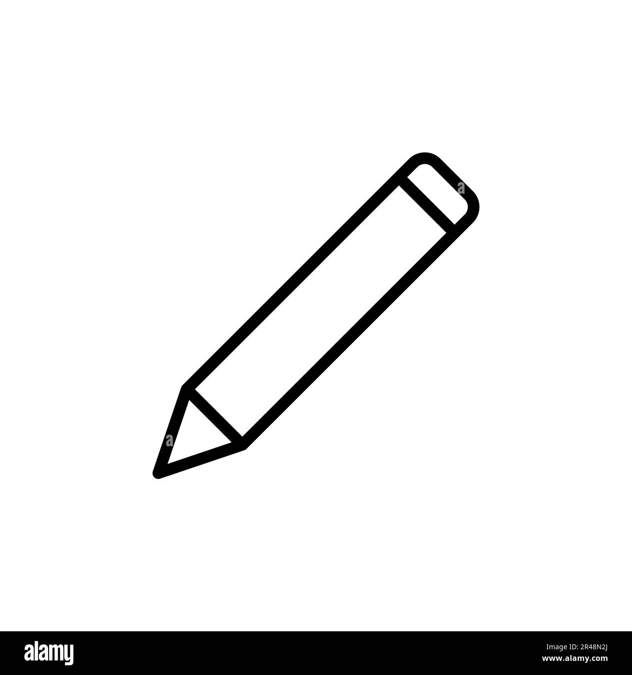 Pencil icon vector. pen symbol. edit icon vector Stock Vector Image ...