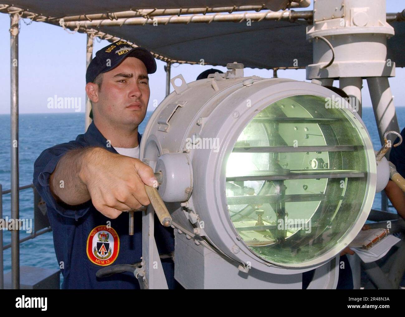 US Navy Signalman Stock Photo - Alamy