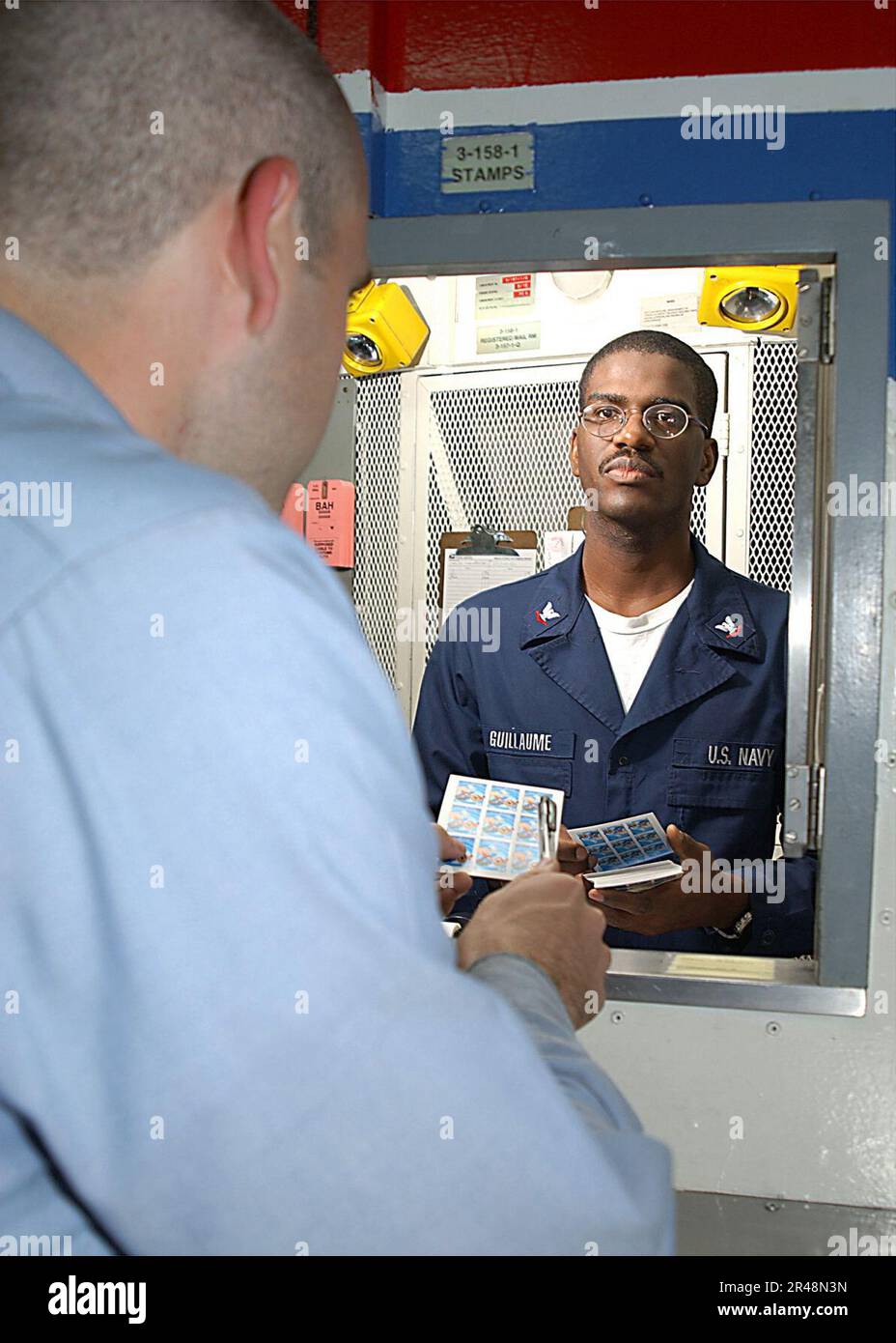 US Navy USS George Washington- Postal Clerk Stock Photo - Alamy