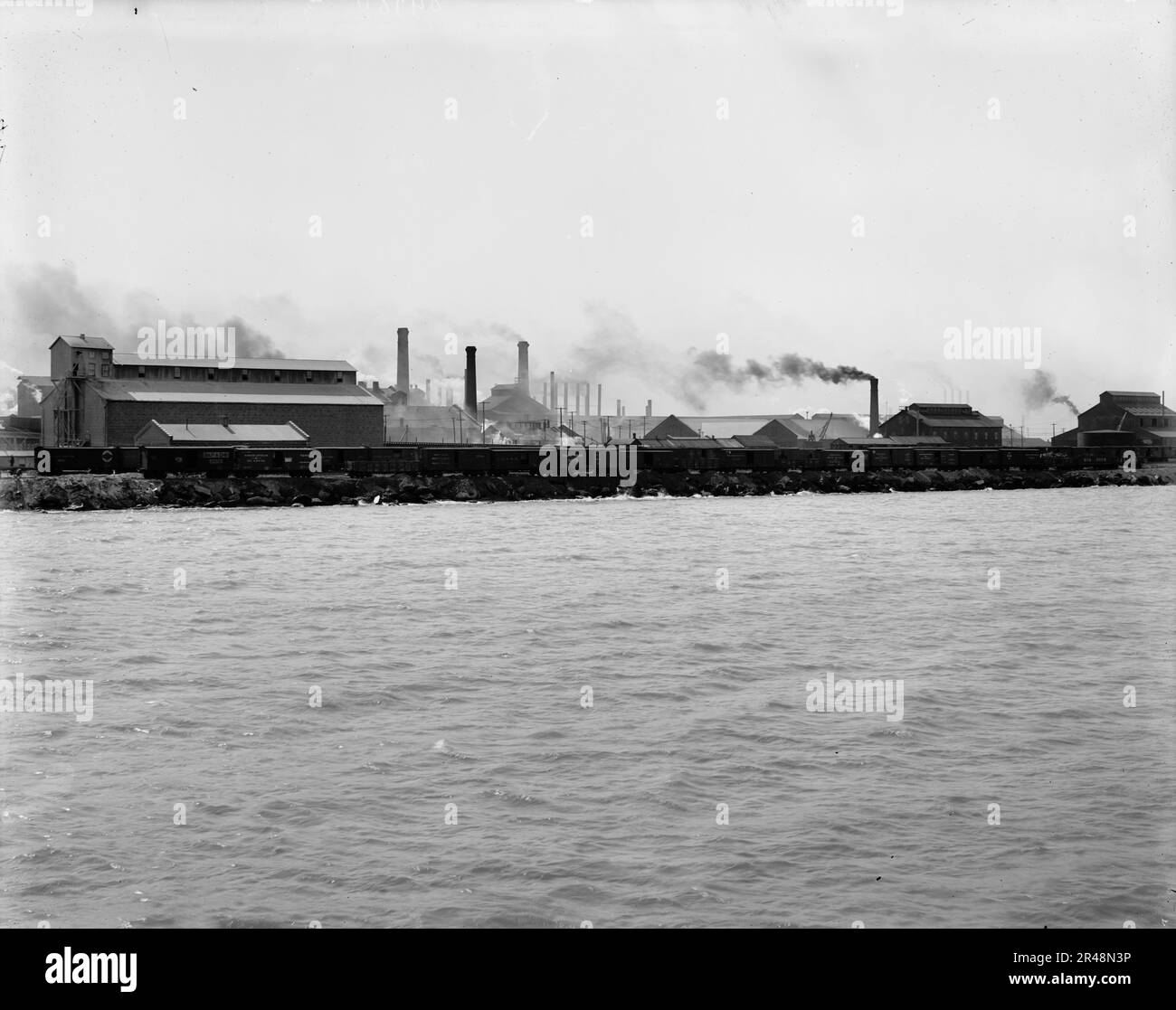 Illinois Steel Works, South Chicago, Ill., between 1900 and 1905 Stock ...