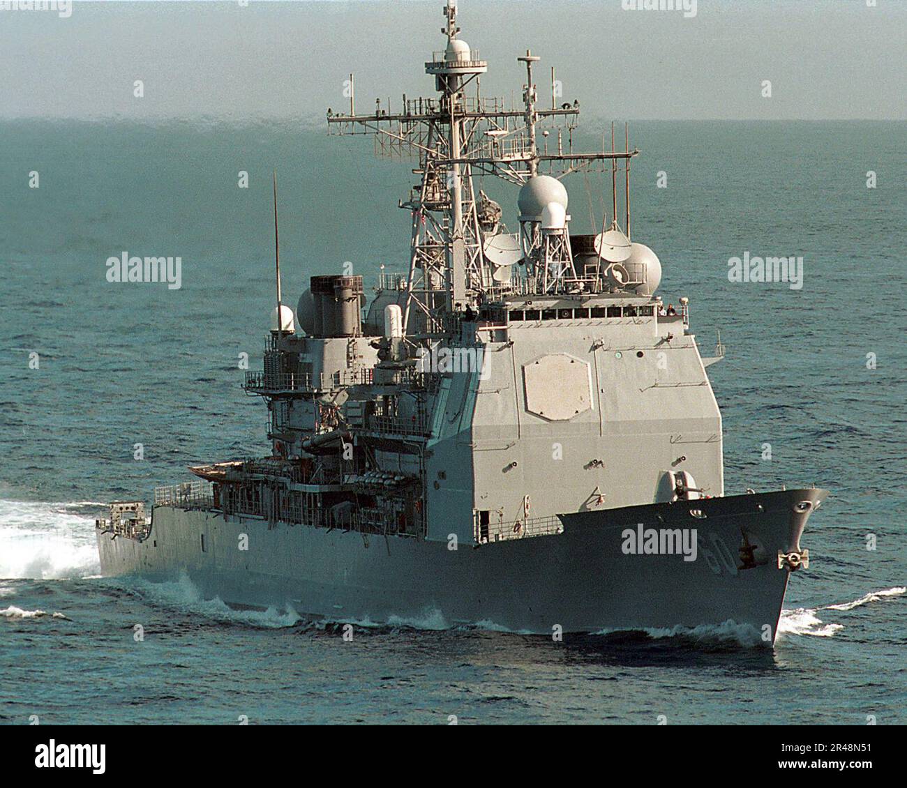 US Navy The guided missile cruiser USS Normandy (CG 60) makes its ...